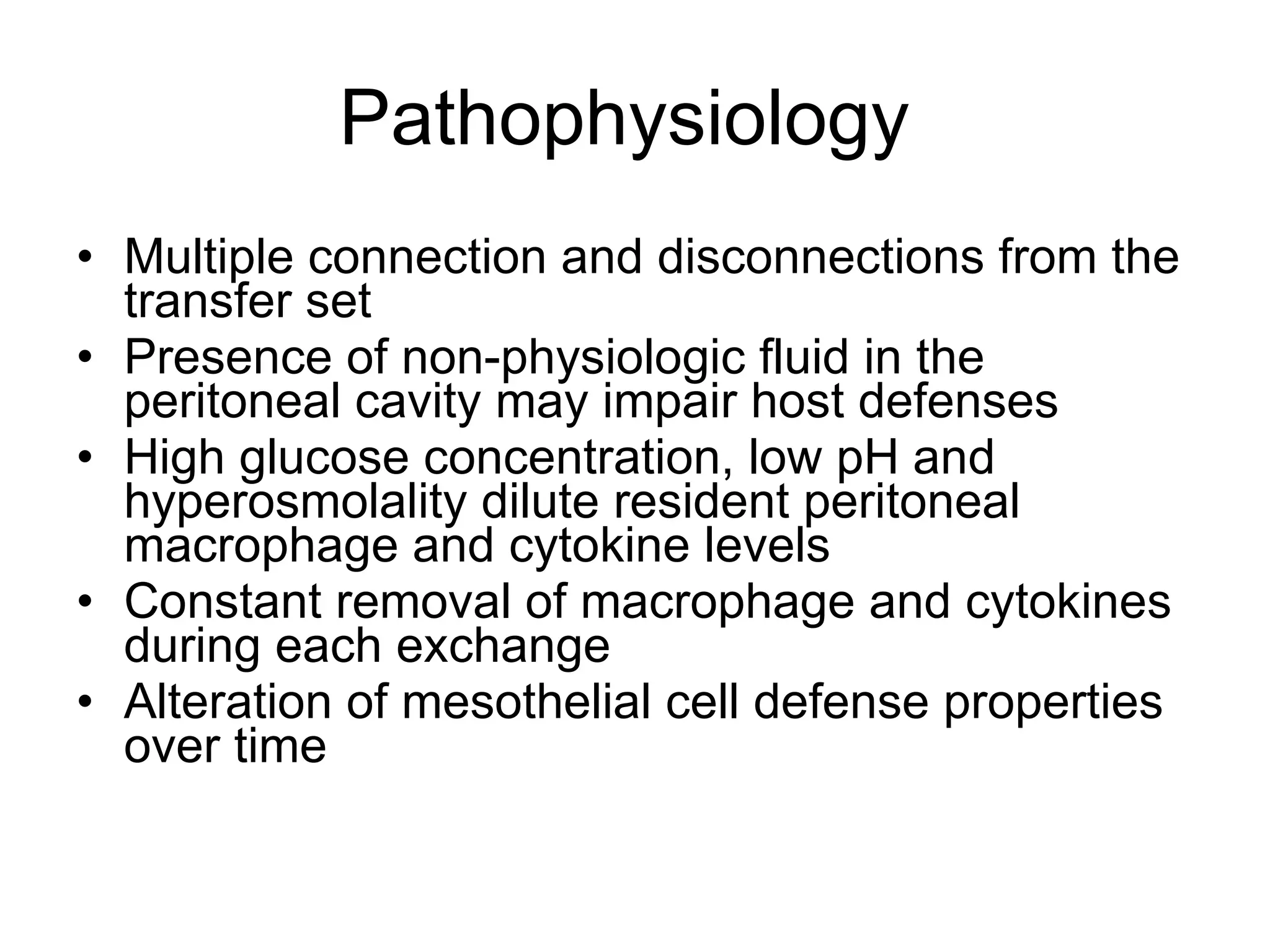 Complications of peritoneal dialysis | PPT
