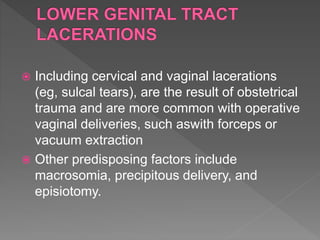 Complications of peuperium | PPTX