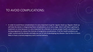 Complications Of Pregnancy | PPTX