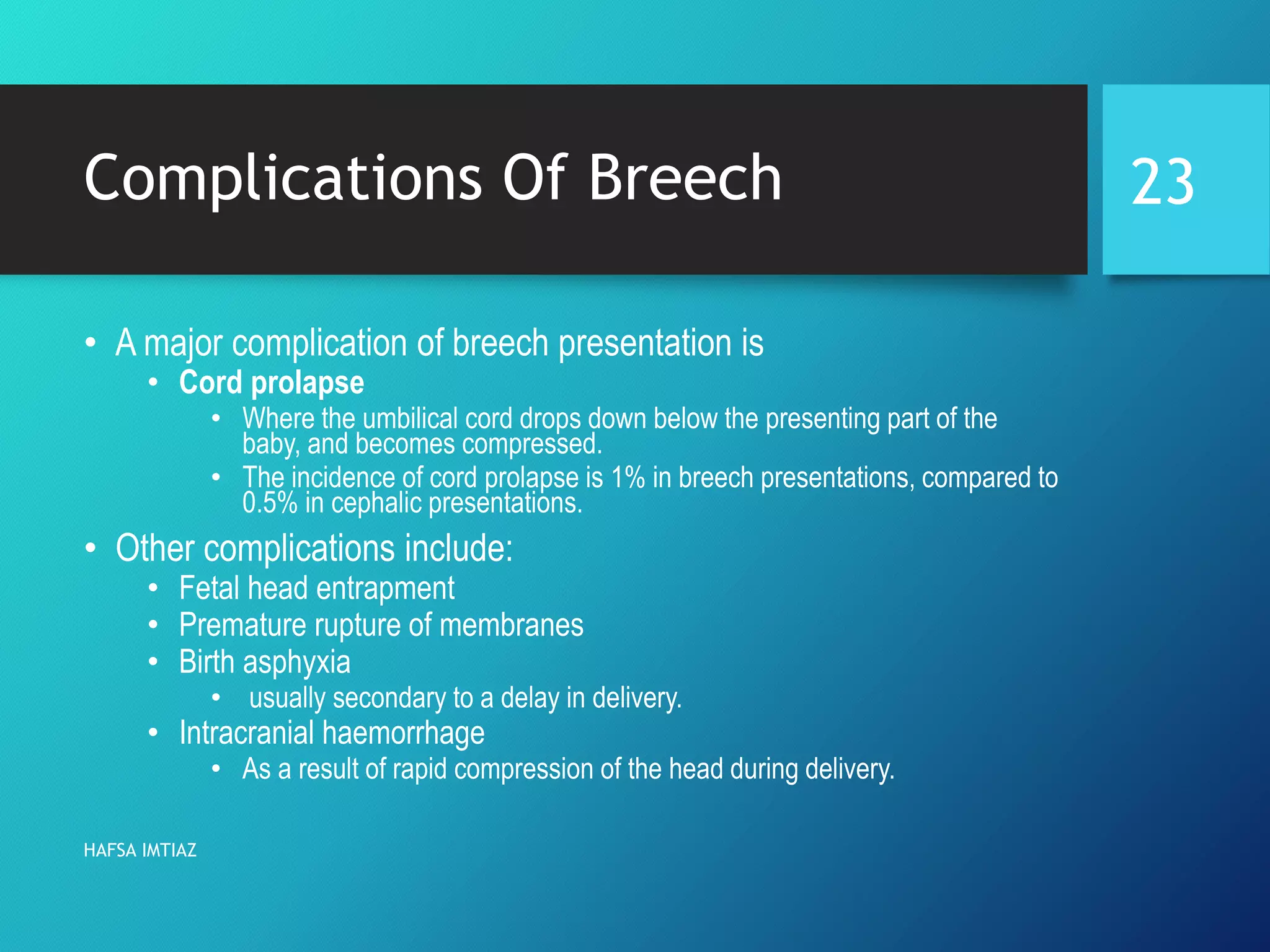 Complications of pregnancy | PPTX