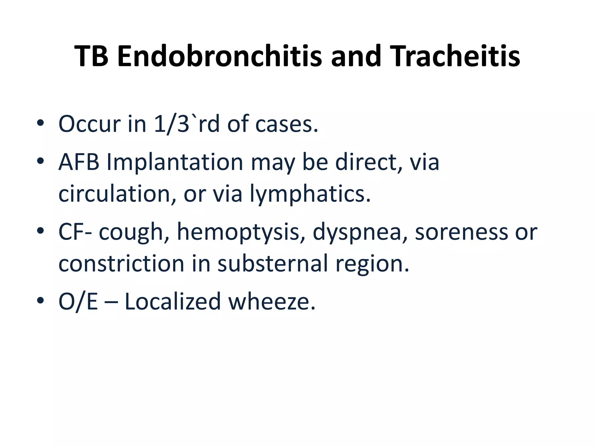 Complications of pulmonary tb | PPTX
