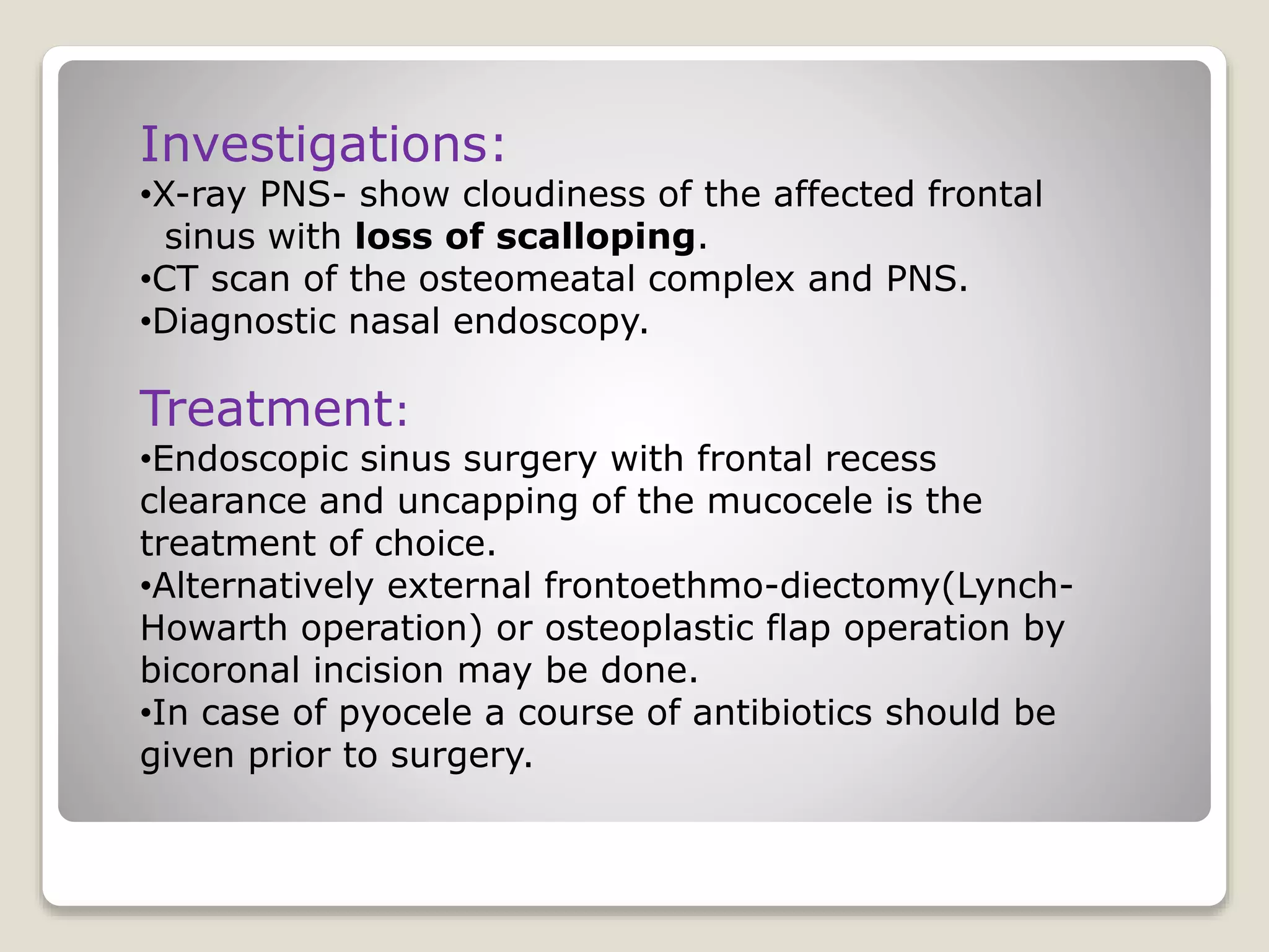 Complications of sinusitis | PPTX