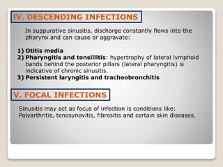 Complications of sinusitis | PPTX