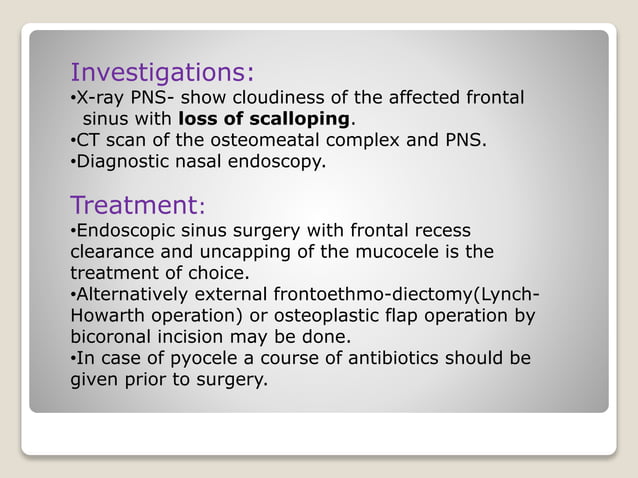 Complications of sinusitis | PPTX | Ear, Nose and Throat Conditions ...