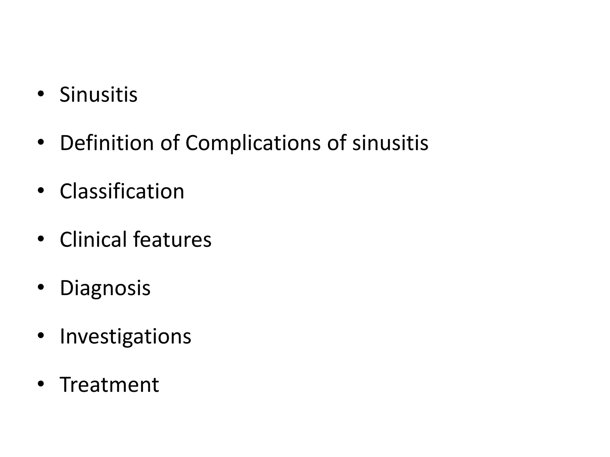 Complications of sinusitis | PPTX