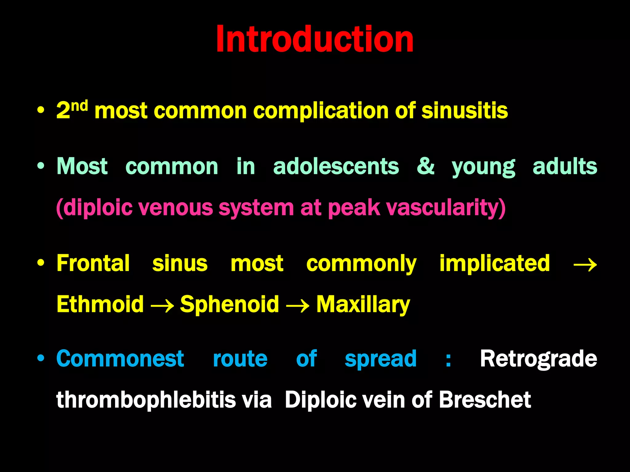 Complications of sinusitis | PPT