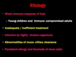 Complications of sinusitis | PPT