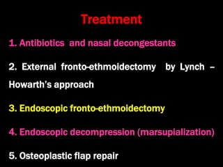 Complications of sinusitis | PPT