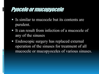 Complications of sinusitis | PPTX