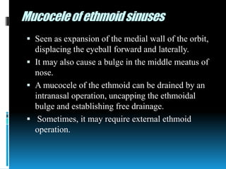 Complications of sinusitis | PPTX