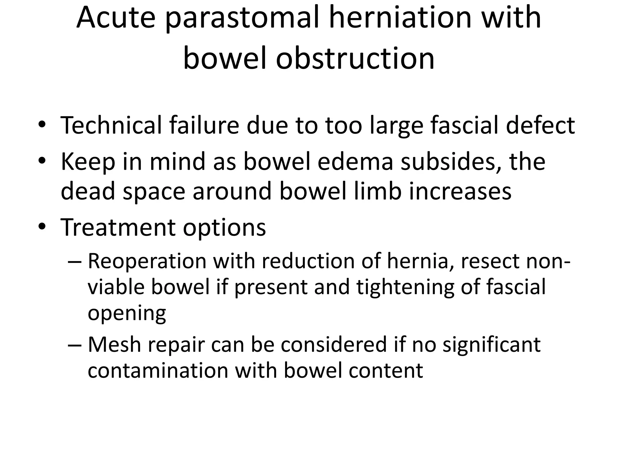 Complications of stoma | PPTX