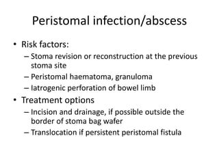 Complications of stoma | PPTX