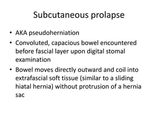 Complications of stoma | PPTX