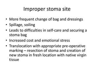 Complications of stoma | PPTX