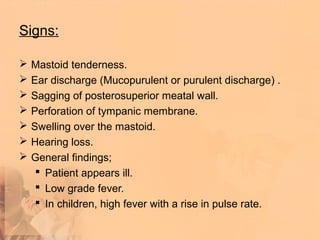 Complications of suppurative otitis media | PPT