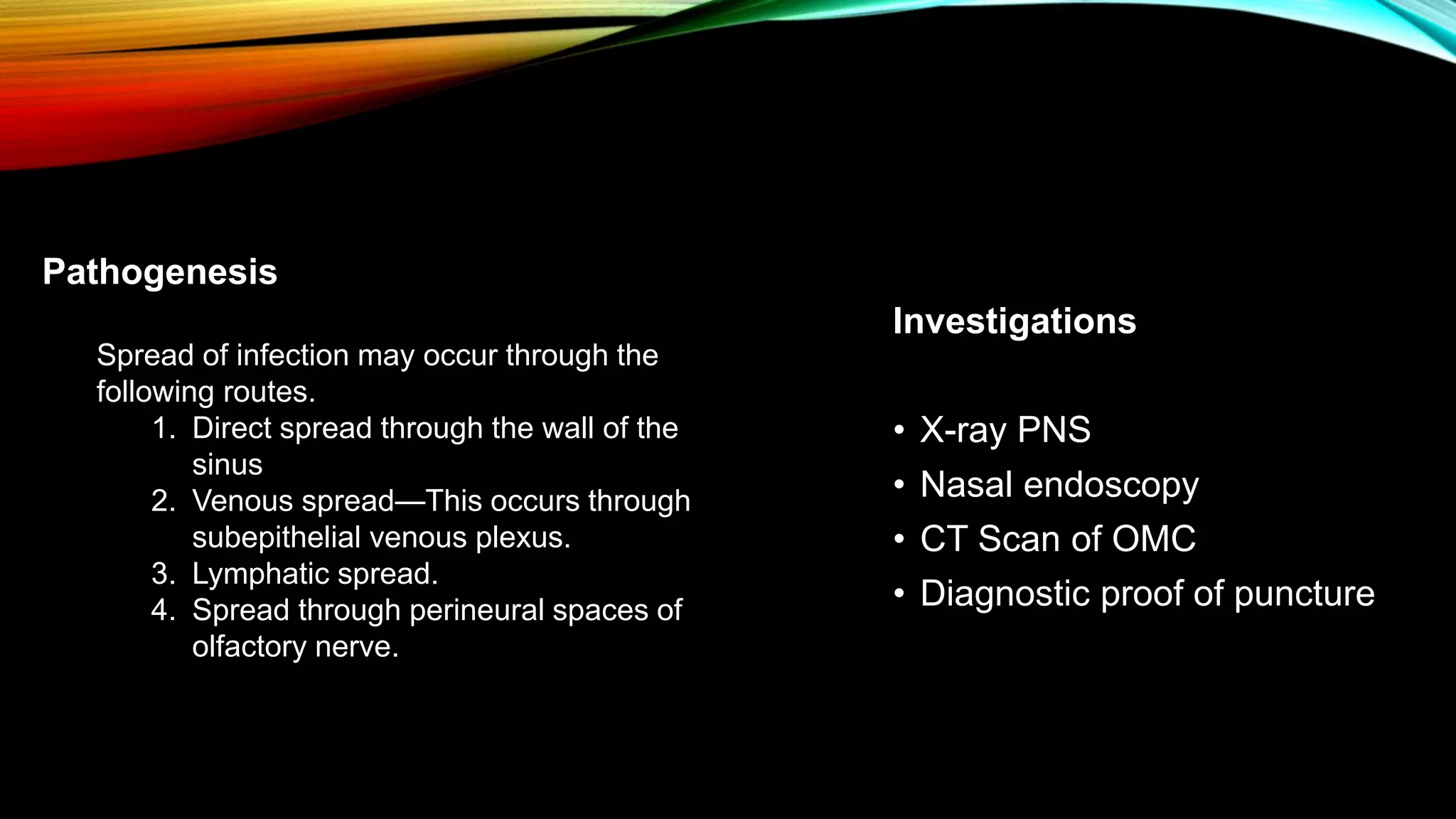 Complications of suppurative sinusitis.pptx | Ear, Nose and Throat ...
