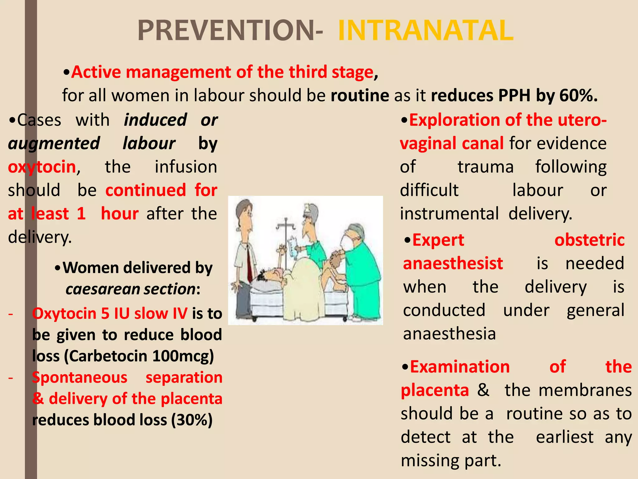 Complications of 3 rd stage of the Labour | PPTX