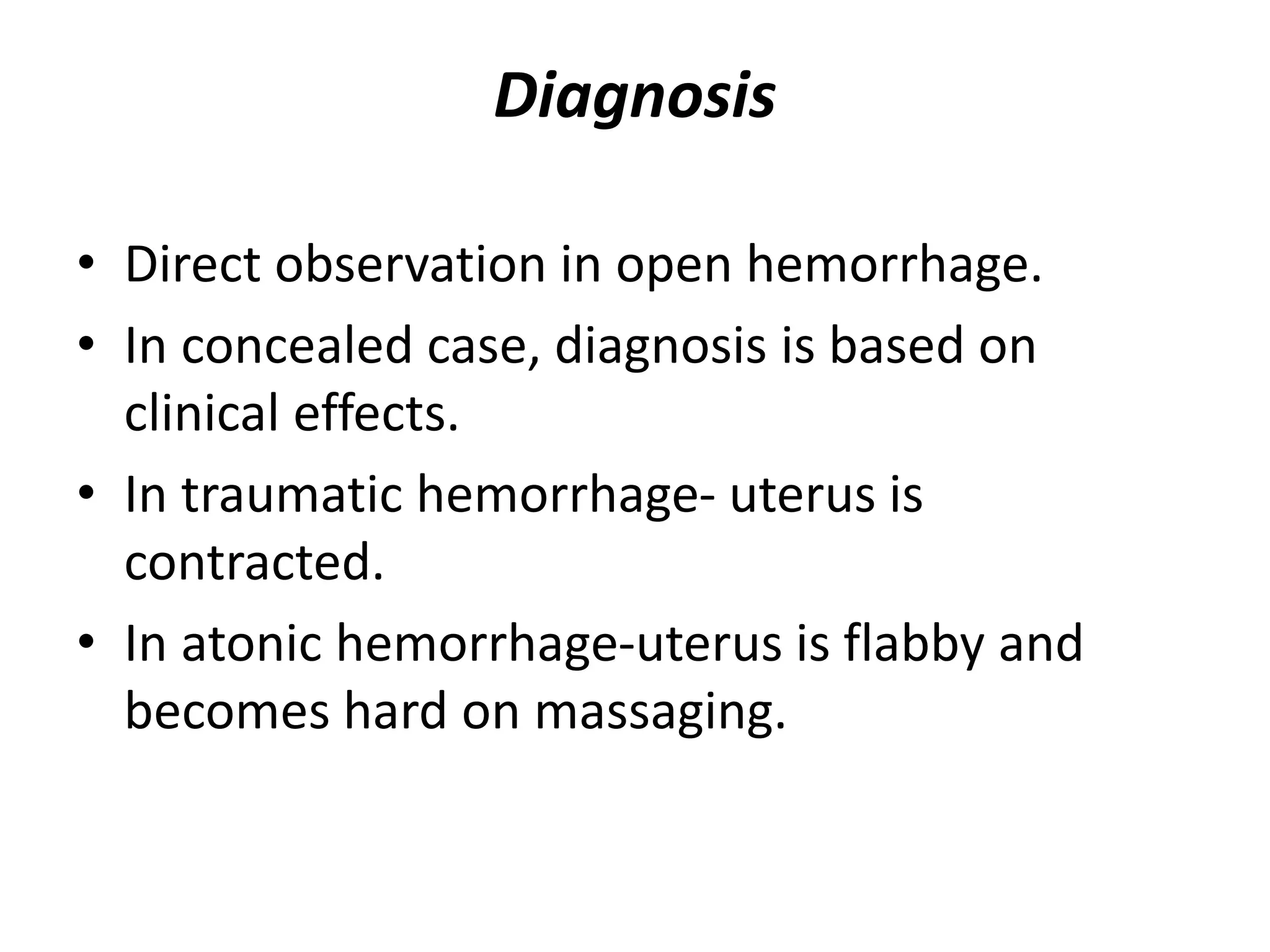 Complications of third stage of labou rppt | PPT