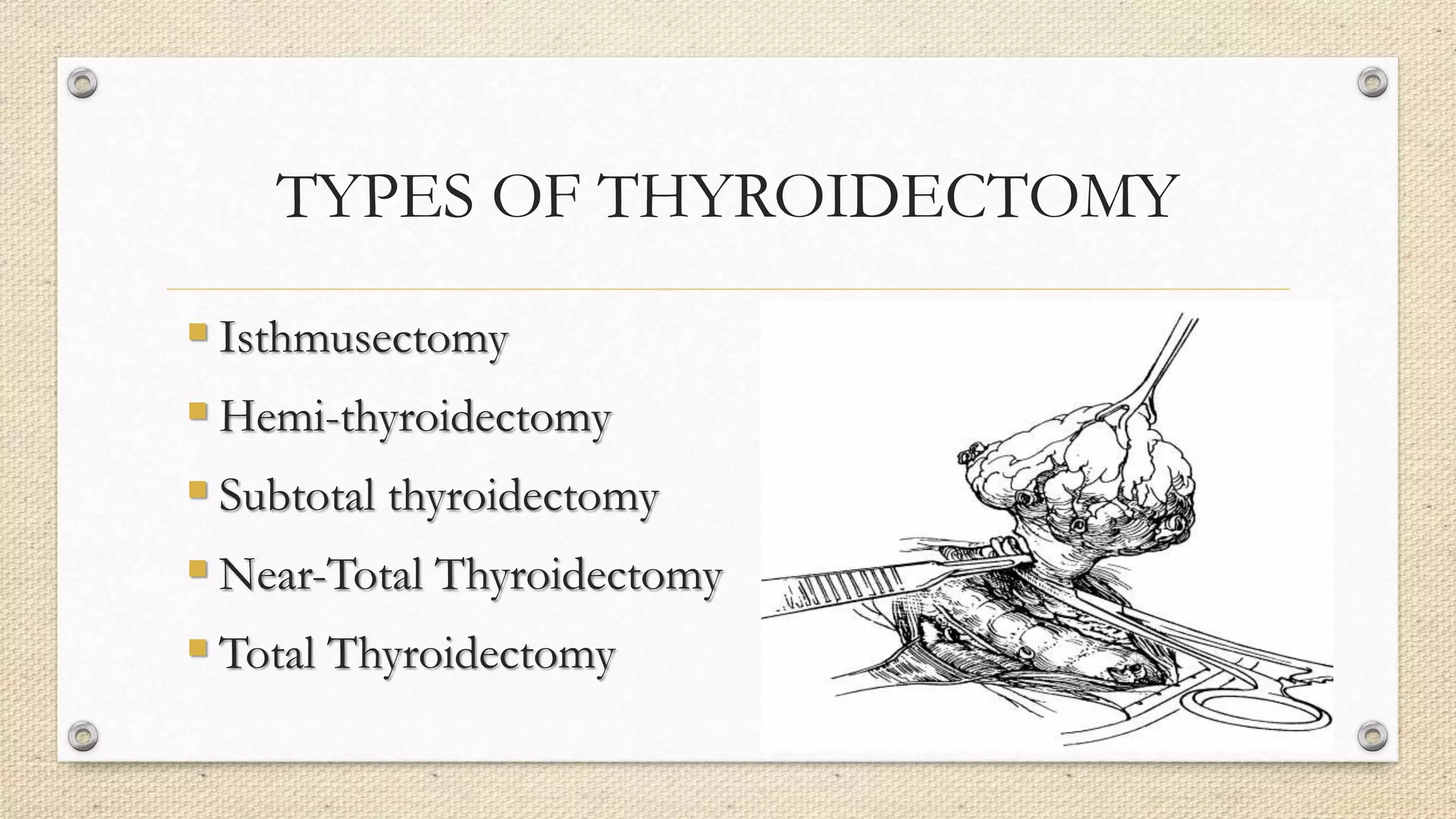 Complications of thyroidectomy | PPTX