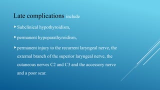 Complications of thyroidectomy and post operative.pptx