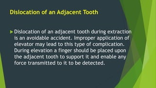 Complications of tooth extraction | PPTX