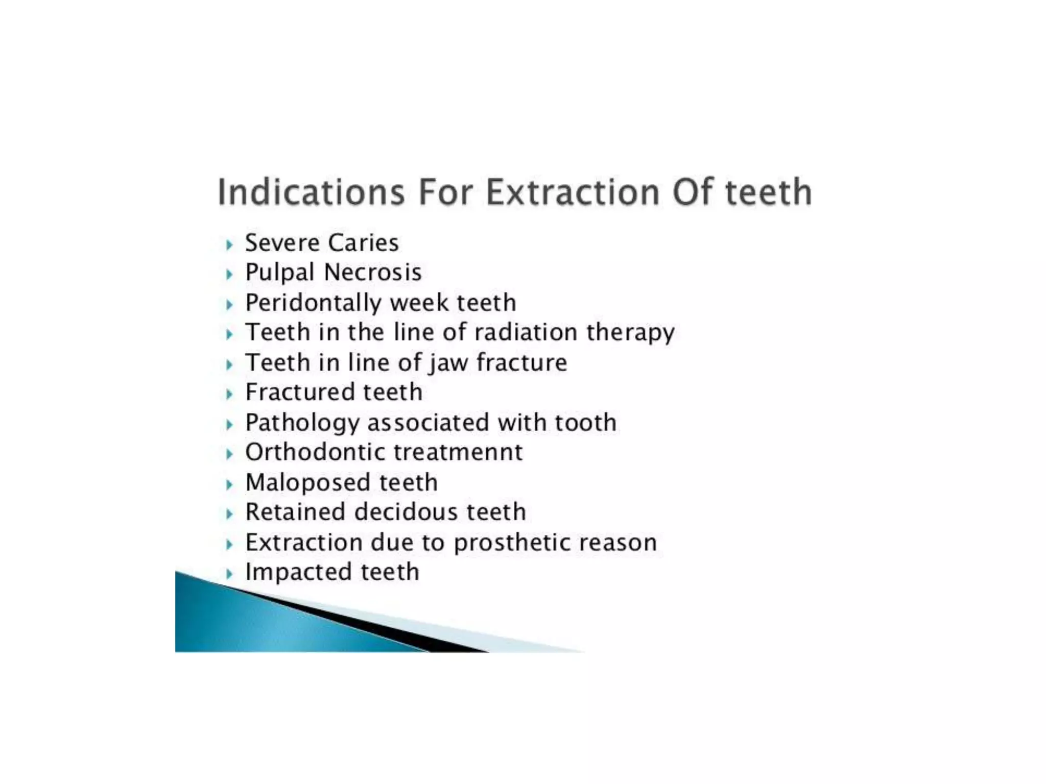 Complications of tooth Extraction.pptx | Dental Health | Diseases and ...