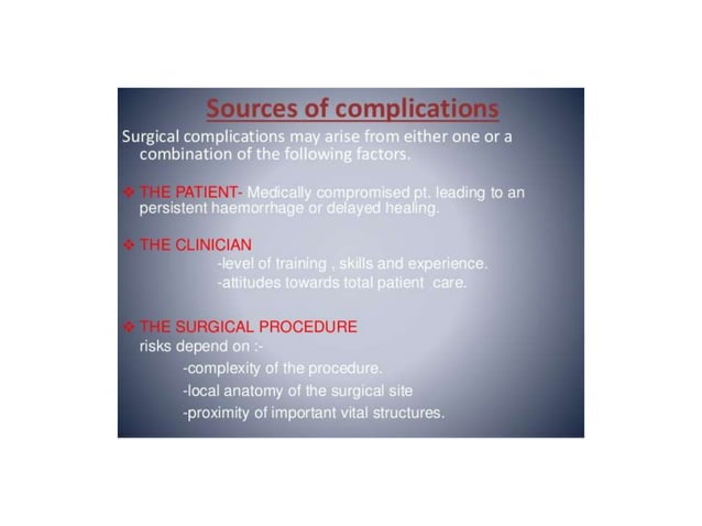 Complications of tooth Extraction.pptx | Dental Health | Diseases and ...