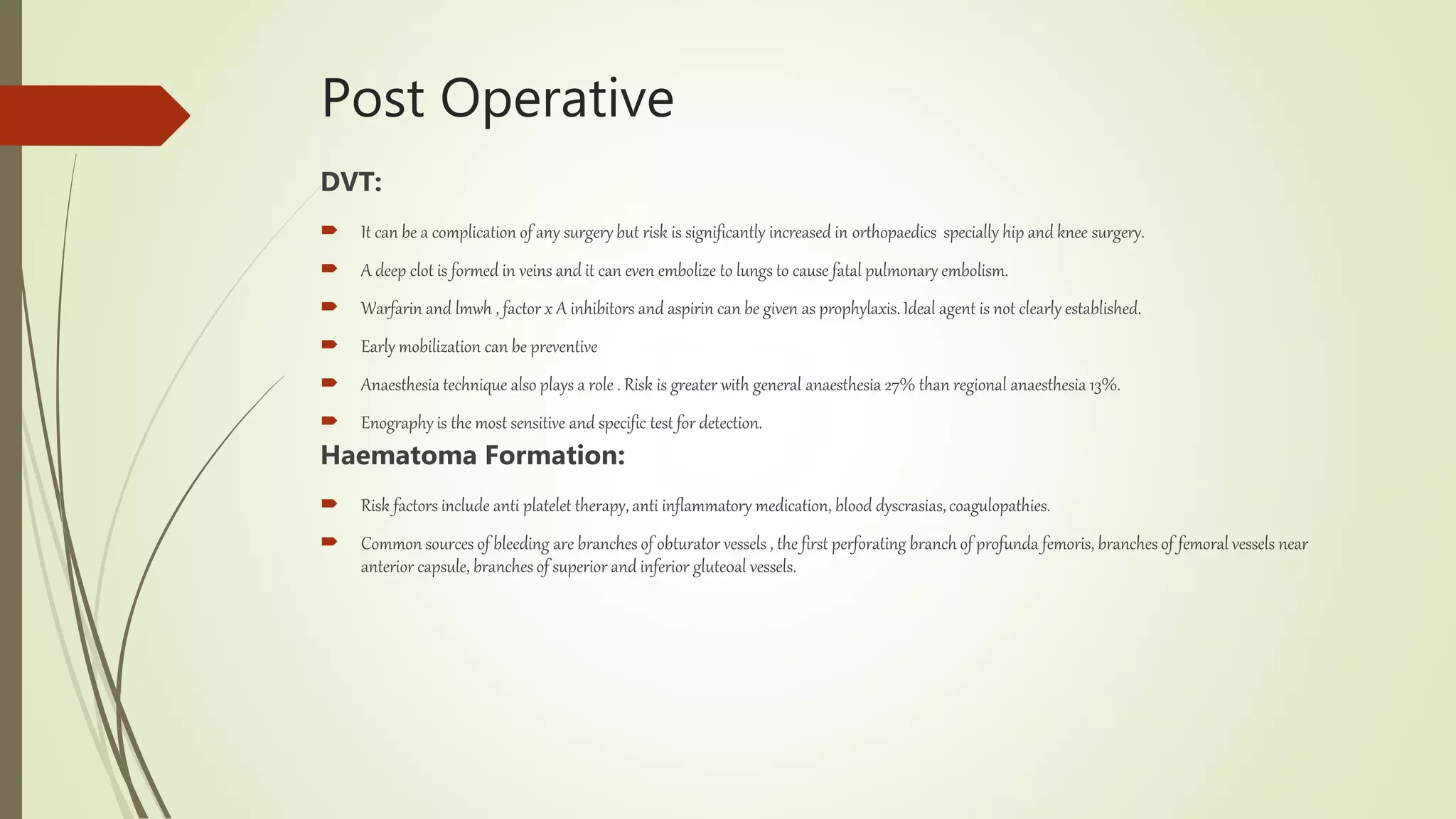 Complications of total hip replacement final | PPTX