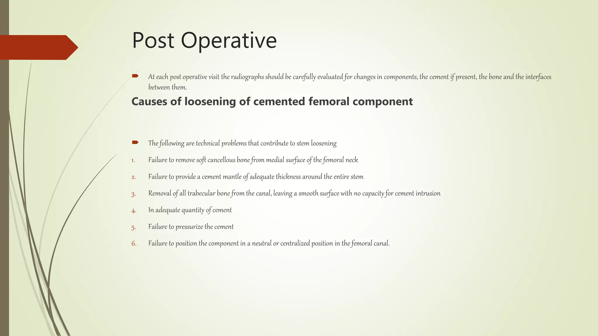 Complications of total hip replacement final | PPTX