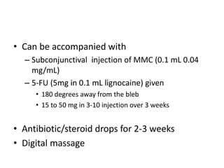 Complications of trabeculectomy | PPTX