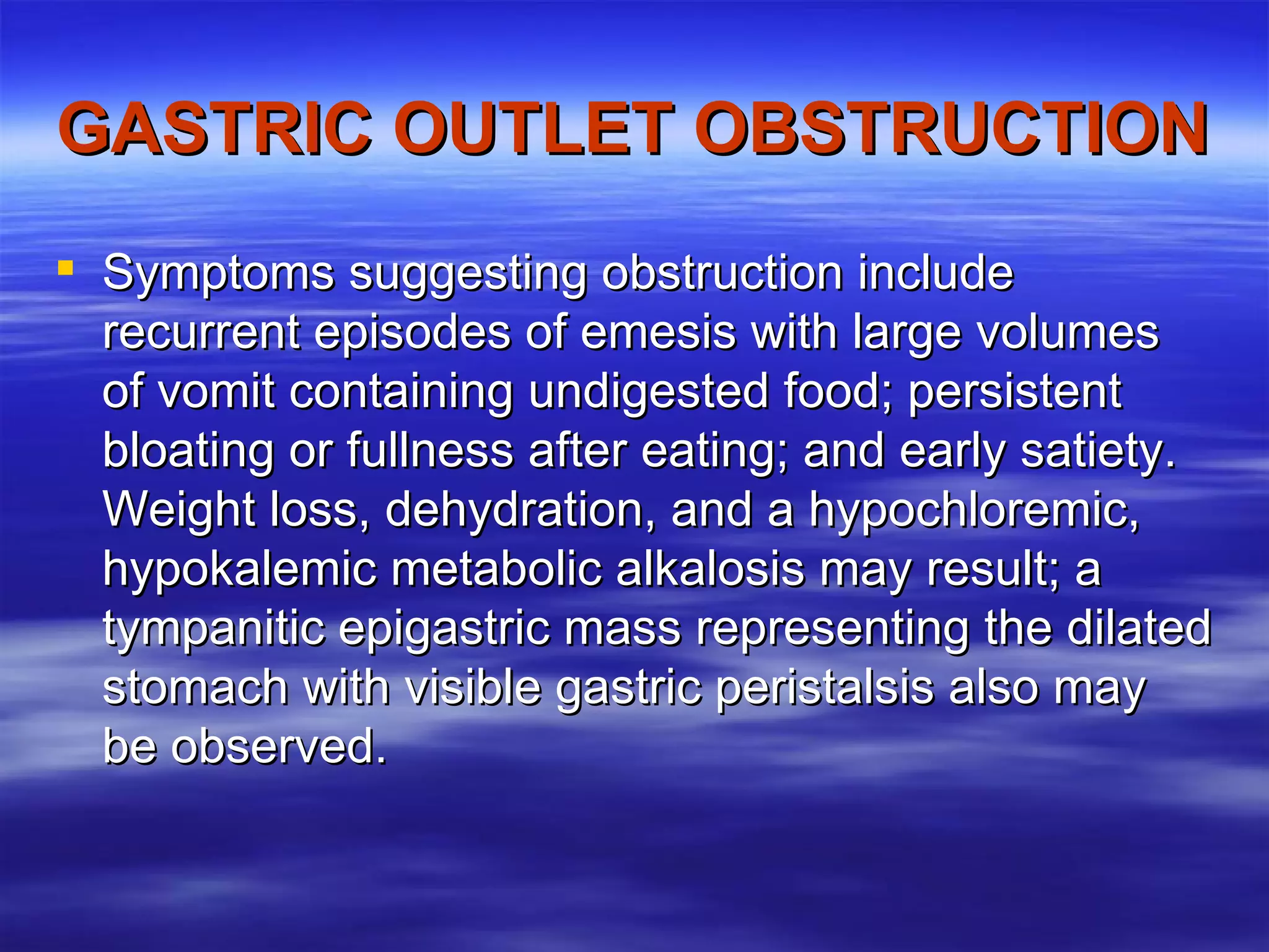 Complications of ulcer disease | PPT