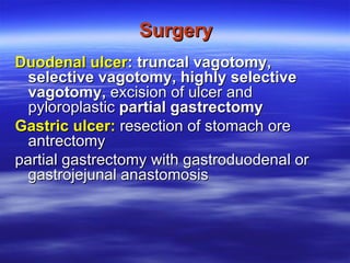 Complications of ulcer disease | PPT