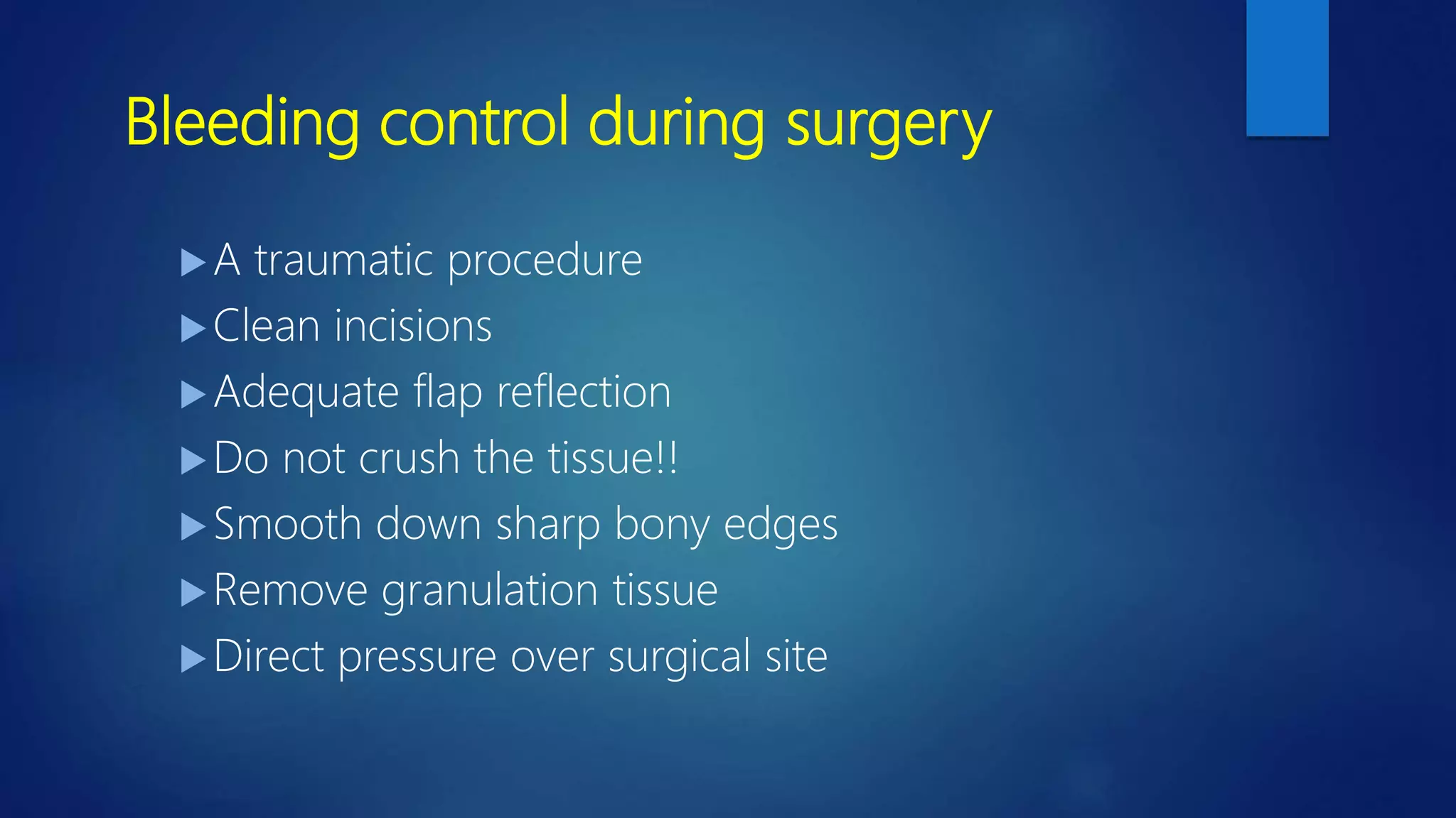 Complications of oral surgery | PPTX