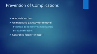 Complications of oral surgery | PPTX