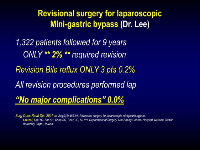 Complications & Revision of the MGB | PPT