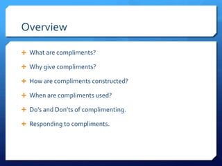 Complimenting | PPTX