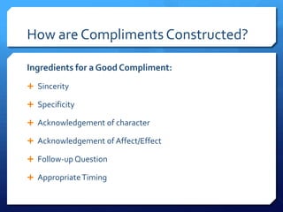 Complimenting | PPTX