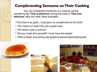 Complimenting and replying to compliments | PPT