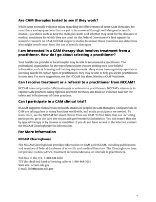 Complimentry and aternative medicine continued | PDF