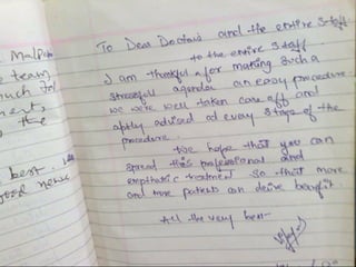 Patient Compliments for Malpani Infertility Clinic | PPT