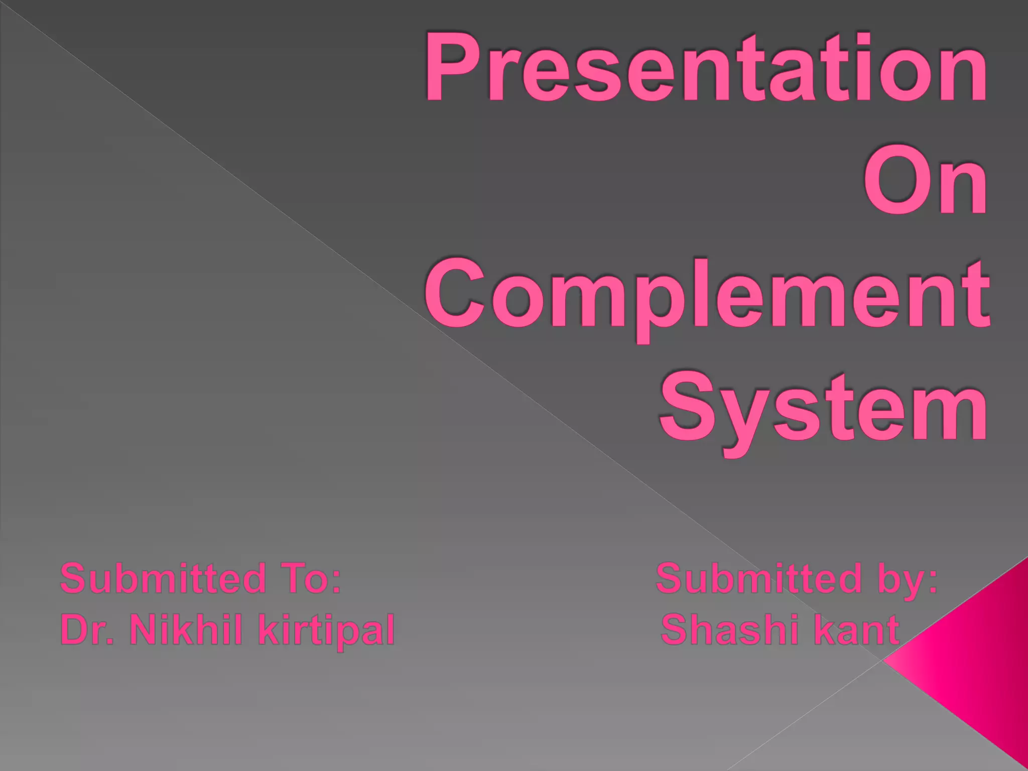 Compliment system | PPTX