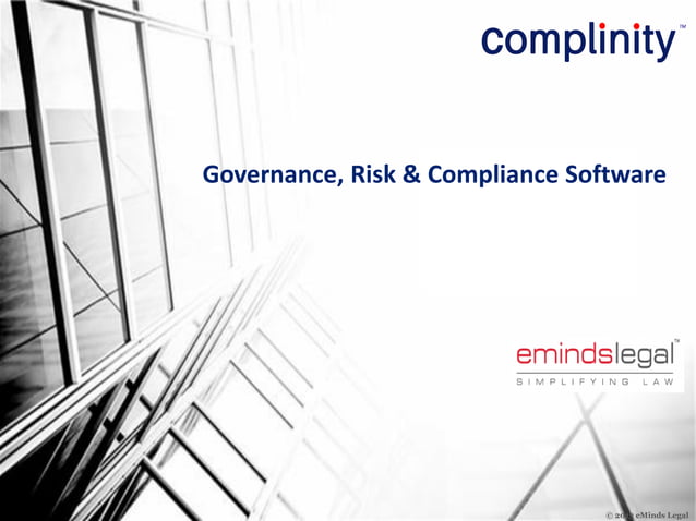 Complinity compliance software | PPT