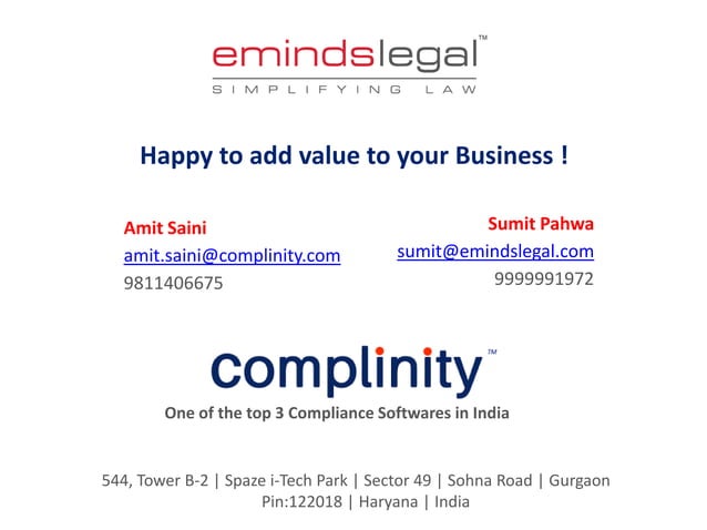Complinity compliance software | PPT