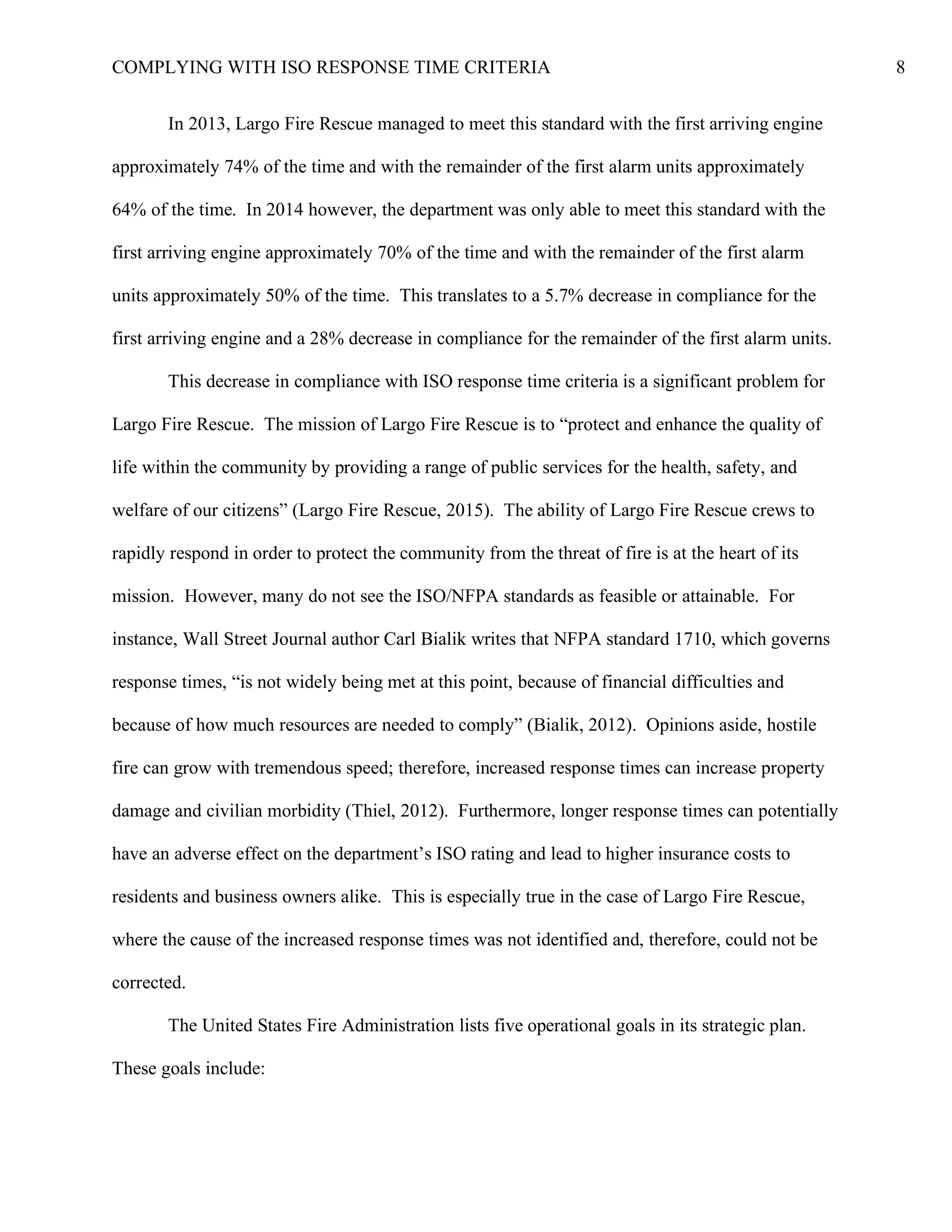 Complying with ISO Response Time Criteria | PDF