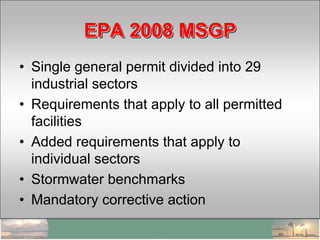 Compliance With MPCA Industrial Stormwater Permit Requirements | PDF