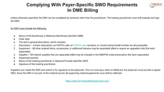 Complying With Payer-SpecificvIn DME Billing.pptx