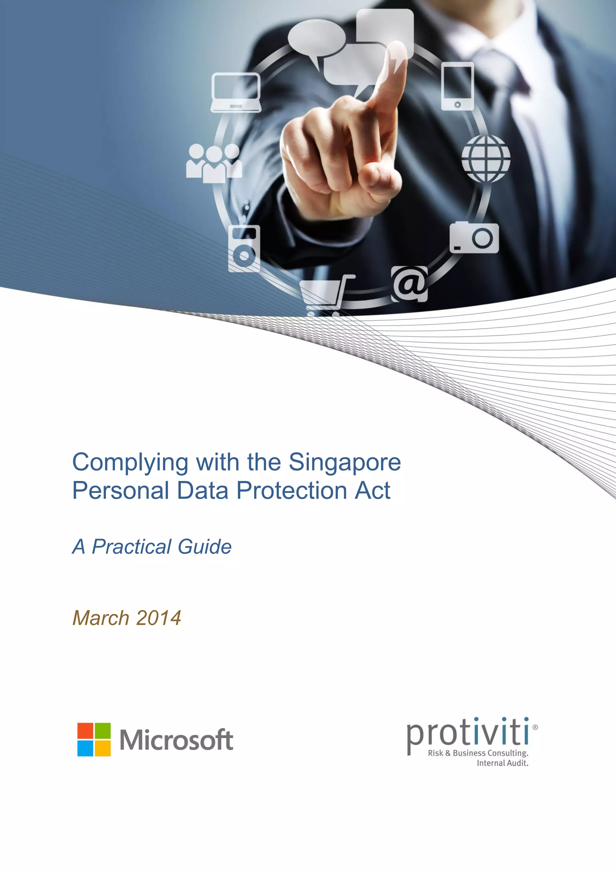 Complying with Singapore Personal Data Protection Act - A Practical ...