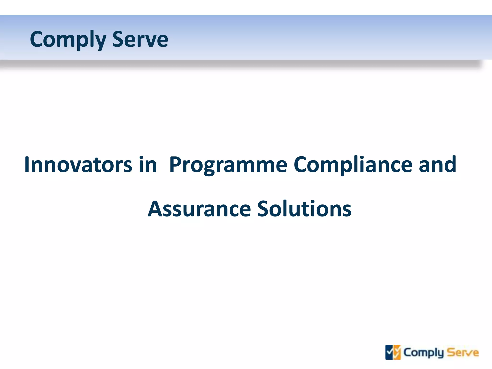 ComplyPro Slideshow | PPTX