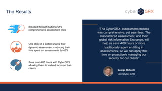 CyberGRX TPCRM Case Study - ComplySci | PPTX | Business | Business and ...