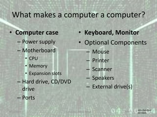 BSA Computer MB | PPT